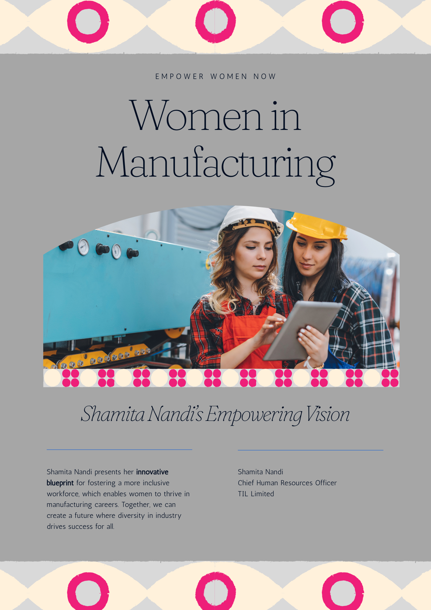 Women in Manufacturing: Shamita Nandi’s Blueprint for a More Inclusive ...