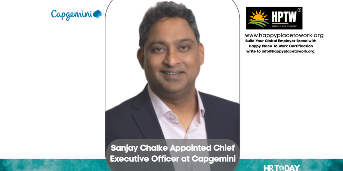 Sanjay Chalke Appointed Chief Executive Officer at Capgemini - Global ...